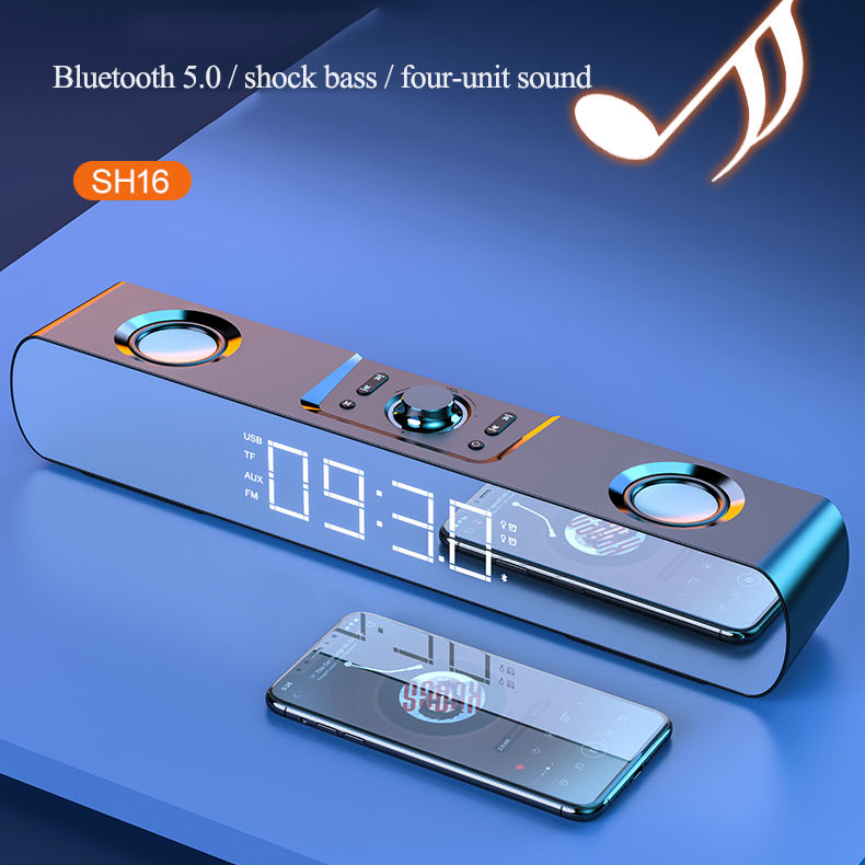 SH16 Bluetooth Speaker Imported Top Brands 6D Surround Stereo Subwoofer ...