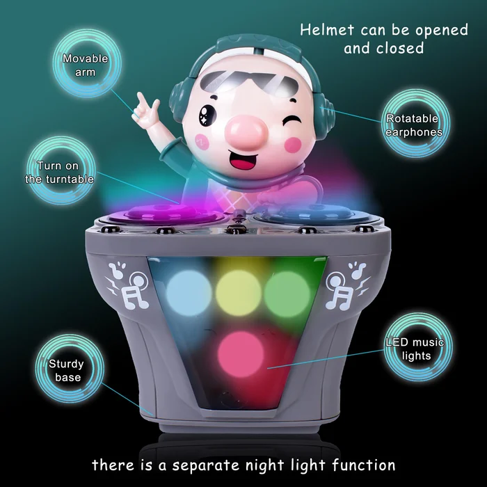 DJ Swinging Piggy Toy