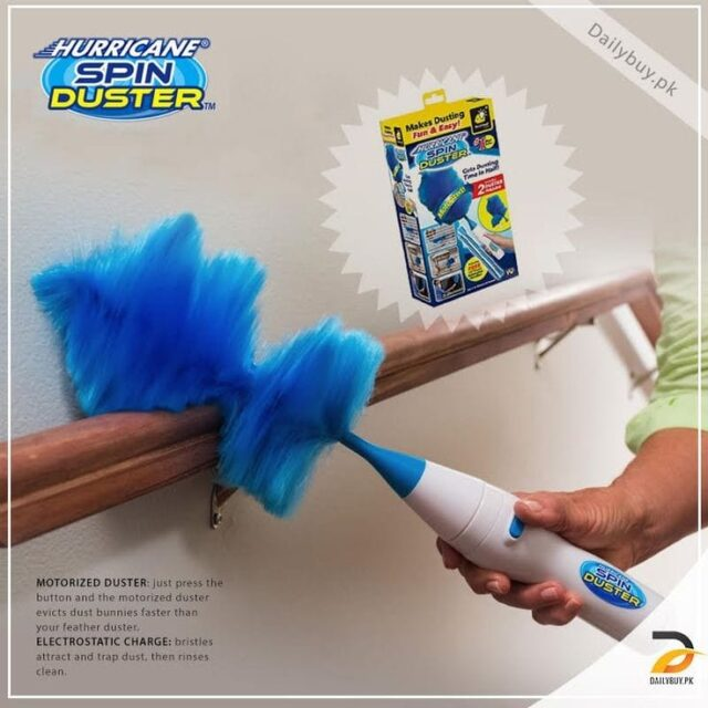360 Electric Feather Spin Duster Feather Duster